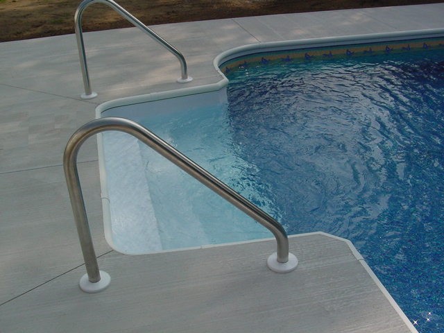 Inground Pool Stairs : Adirondack Pools & Spas, Inc.