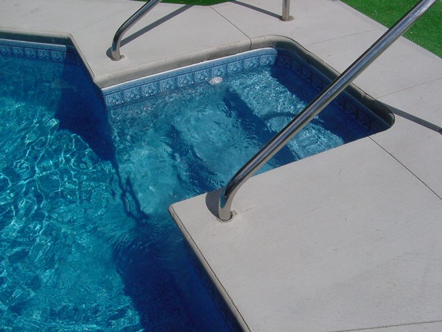 Inground Pool Stairs : Adirondack Pools & Spas, Inc.